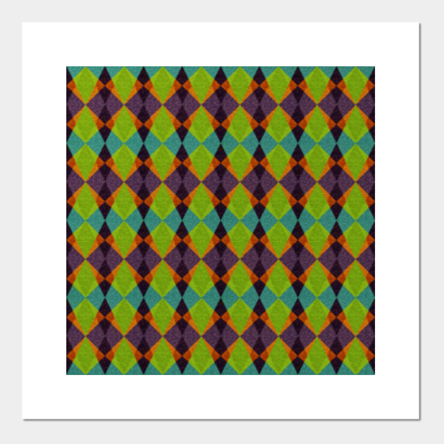 Rhombus Pattern Rhombus Seamless Pattern Posters And Art Prints Teepublic